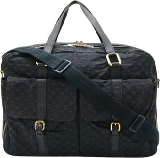 Louis Vuitton unisex, Pre-owned, Bleu, Taille: ONE Size Sac Week-end Vintage en Toile Pre-owned