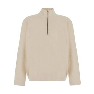 Nn.07 Danny Halbrei&szlig;verschluss-Pullover - - Knitwear - Herren - Beige - XL