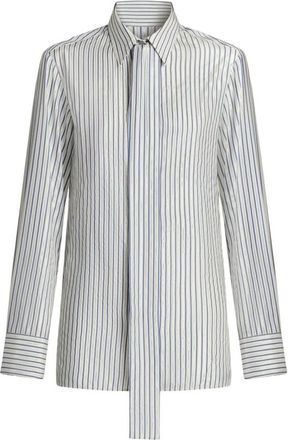 Kiton Femme, Blouses et Chemises, Beige, Taille: 38 FR Chemise en Soie avec D&eacute;tail de
