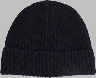 Stone Island L2S15N100012_S00B4V0020 Virgin Wool Beanie - Blue