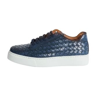 Exton Homme, Chaussures, Bleu, Taille: 40 EU Woven Leather Baskets