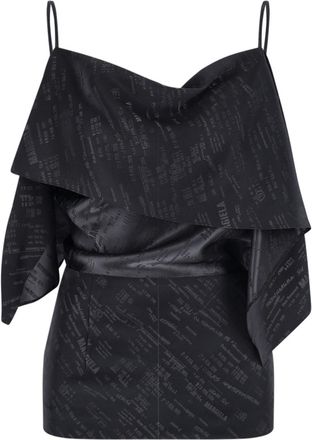 Maison Margiela Logo Mini Dress