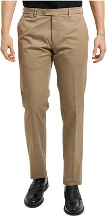 Bugatti Homme, Pantalons, Brun, Taille: M Pantalon Coupe Slim Jambe Droite