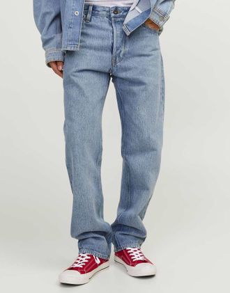 Jack & Jones Jean d&eacute;contract&eacute; - Bleu denim