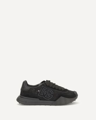 Dolce & Gabbana Leather and lace Sneakers Female 38.5