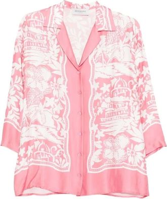 Ermanno Scervino Femme, Blouses et Chemises, Multicolore, Taille: 40 FR Bubble Viscose Pyjama Shirt