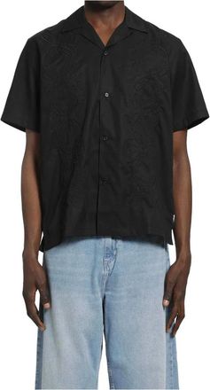 Carhartt Work in Progress Homme, Chemises, Noir, Taille: M S/S Signet Shirt