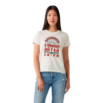 Levi's Damen The Perfect Tee T-Shirt, Copper Riveted Rock Poster Sugar Swizzle, XS