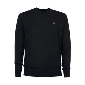 RefrigiWear Homme, Pulls, Noir, Taille: XL Pull ras du cou en laine