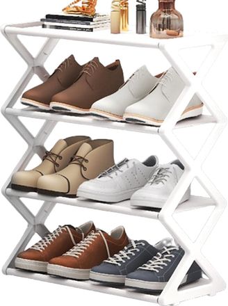 Generic Schuh-Organizer - Schuhablage auf verschiedenen Ebenen f&uuml;r Eingangsbereich und Schrank | Schuhst&auml;nder mit robusten, stapelbaren und stabilen Regalen f