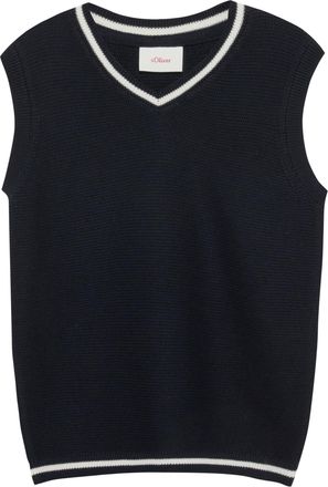 s.Oliver Strickpullunder mit Kontraststreifen