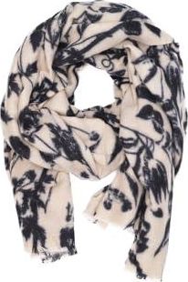 Queen Helena SC207 Écharpe dhiver chaude à motif décontracté pour femme, beige, Taille unique