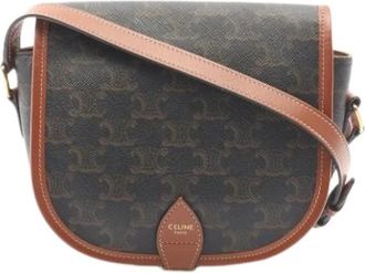 Celine Sac bandouli&egrave;re vintage doccasion - Femme - Pre-owned - Noir - Taille: ONE Size