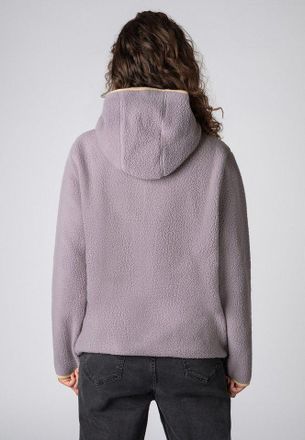 Sublevel Fleecejacke Damen Outdoor Fleece mit Kapuze, Brusttasche, Eingrifftaschen