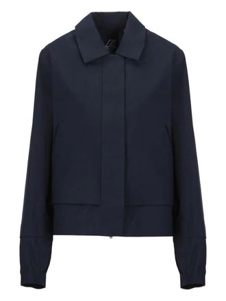 K-Way veste en coton Isarty &agrave; fermeture zipp&eacute;e - Bleu