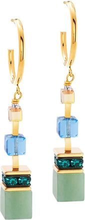 Coeur de Lion Ohrringe - GeoCUBE Precious Statement Ohrringe - Gr. unisize - in Mehrfarbig - f&uuml;r Damen