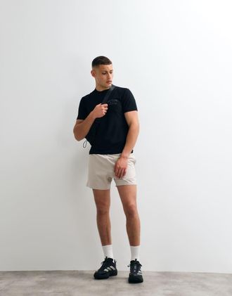 Abercrombie & Fitch YPB - Leichte Workout-Shorts in Beige-Neutral