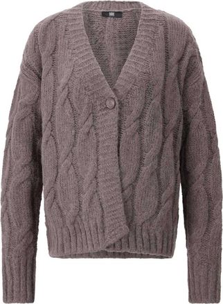 Riani Femme, Pulls, Brun, Taille: 42 FR Cardigan en alpaga et laine
