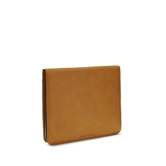 Brunello Cucinelli Mens Brown Calf Leather Bos Taurus Wallet