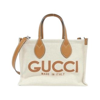 Gucci Pre-owned Vintage Tote Bag - - Pre-owned - Damen - Beige - ONE SIZE