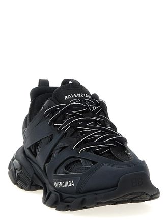 Balenciaga Womens Black Polyethylene Athletic Sneakers