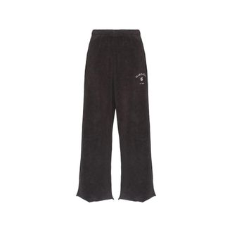 Maison Margiela Wide-Leg Cotton Track Pants - Gray