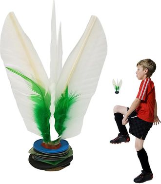Generic Chinesische Fu&szlig;tasche Spiel - Handgemachte Federfeder, traditionelles Jianzi-Kinderspielzeug, Outdoor-Sportausr&uuml;stung | Zuverl&auml;ssige Sicherheit f&uuml;r al
