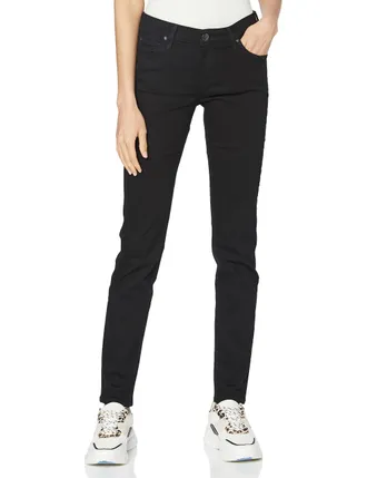 Lee Damen SCARLETT Skinny Jeans,, Schwarz (Black Rinse), 27W / 33L