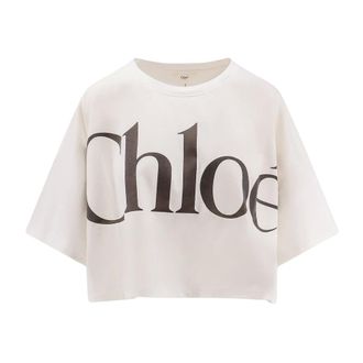 Chlo&eacute; Femme, Tops, Blanc, Taille: 42 FR T-shirts et Polos Blancs Jh09