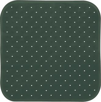 MSV Premium Duschmatte Badematte Badewannenmatte Badewanneneinlage antibakteriell rutschfest mit Saugnäpfen - Dunkelgrün - duftet nach Rosen - ca. 54 x 54