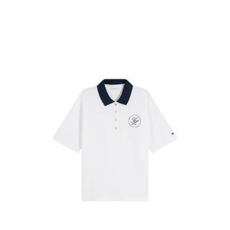 Tommy Hilfiger Polo en coton m&eacute;lang&eacute;