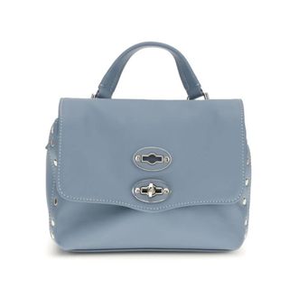 Zanellato Femme, Sacs, Bleu, Taille: ONE Size Saeta Baby Postina Handbag