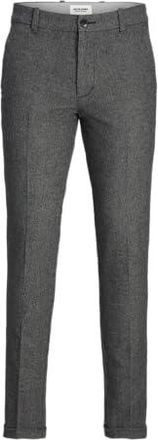 Jack & Jones Jpstmarco Jjhenry Chino Sn Pantalon, Gris foncé, 34W / 32L Homme