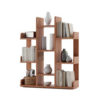 Generic Eck-B&uuml;cherregal aus Massivholz, bodenstehendes B&uuml;cherregal, B&uuml;cheraufbewahrung und Pr&auml;sentationsregal, geeignet for die Aufbewahrung von B&uuml;chern und Z