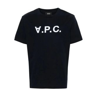 A.P.C. A.p.c., Femme, Tops, Bleu, Taille: 36 FR T-shirt VPC