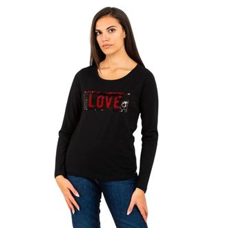 Gas Gas, Femme, Tops, Noir, Taille: 36 FR Long Sleeve Hauts