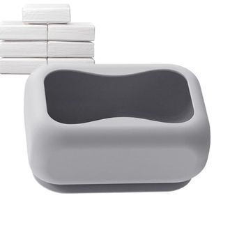 Generic Taschentuchbox-Abdeckung, Saugnapf, Taschentuchabdeckung, Aufbewahrungsbox, Silikon-Wandhalterung, Aufbewahrungs-Organizer f&uuml;r Schreibtisch, Tisch, Wo