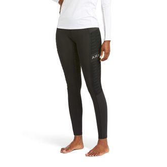 Ariat Womens Eos Moto Full Seat TightRiding Breech in Black, Size Small, by Ariat
