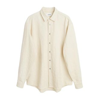 Soulland L&auml;ssiges Baumwoll-Overshirt - - Shirts - Herren - Beige - S/M