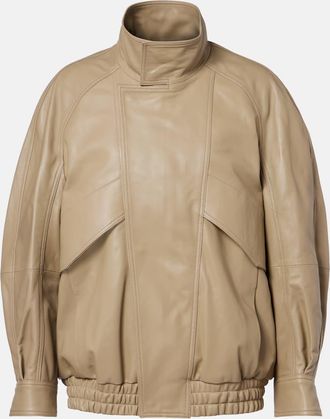 Nour Hammour Bomberjacke Ariste aus Leder