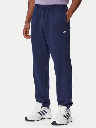 adidas Jogginghose Trefoil Essentials French Terry KT2455 Dunkelblau Regular Fit