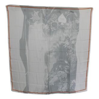 Costume National Seidenschal Foulard Wickelschal - - Accessories - Damen - Grau - ONE SIZE