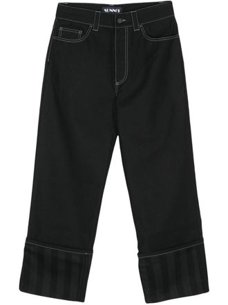 Sunnei pantalon à coupe droite - Noir