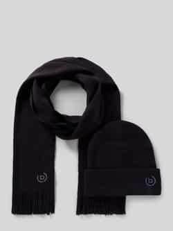 Bugatti Set aus Schal und M&uuml;tze mit Geschenkbox