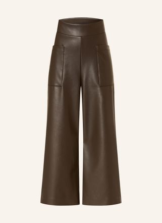 Joseph Ribkoff Culotte In Lederoptik braun