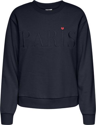 Jacqueline de Yong JdY Damen Jdyparis L/S Emb Sweat JRS, Sky Captain, XS