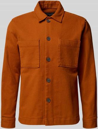 Strellson Regular Fit Hemdjacke aus Baumwoll-Mix Modell NORIN-W