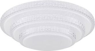 Globo Lighting Deckenlampe dimmbar mit Fernbedienung, Smart LED Deckenleuchte, App-Sprachsteuerung, Nachtlichtfunktion, 30W 2300lm warmweiß- kaltweiß, DxH 49,5 x 13 