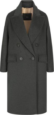 Max Mara Femme, Manteaux, Noir, Taille: 36 FR Angus Coat