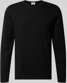 Drykorn Slim Fit Langarmshirt reine Baumwolle